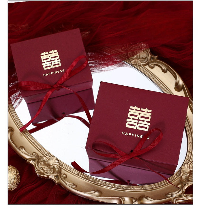 Red Double Happiness Favor Box | Happiness (20Pcs) – Oriental Me