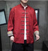 Red Traditional Chinese Brocade Tang Shirt – Oriental Me