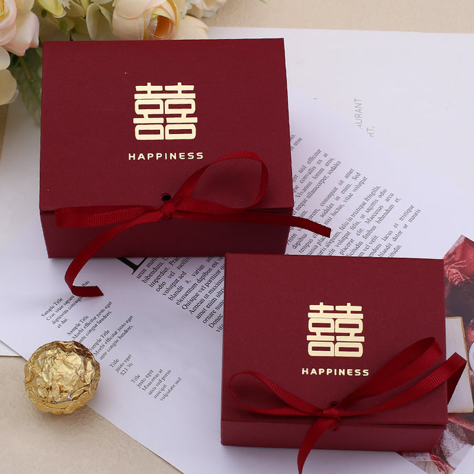 Red Double Happiness Favor Box | Happiness (20Pcs) – Oriental Me