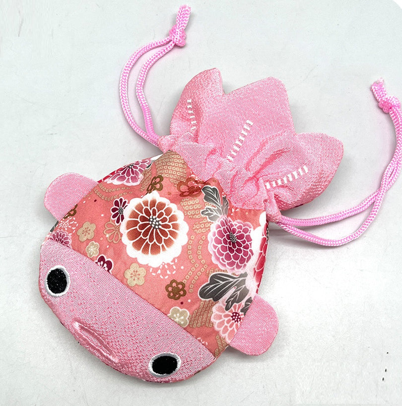 Oriental Floral Goldfish Pouch Bag – Oriental Me