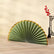 Large Folding Paper Fan with Gold Trim – Oriental Me